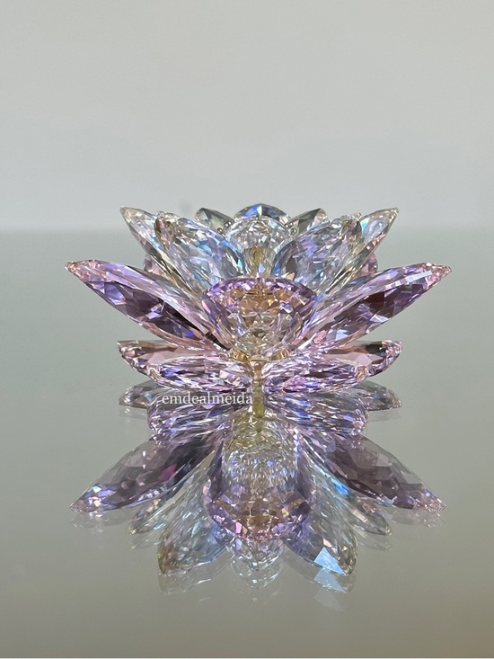 Swarovski | Accents | Swarovski Crystal Paradise Flower Waterlily ...